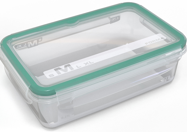 Контейнер Полимербыт Экстра ЛОК M Bright пластик 1л