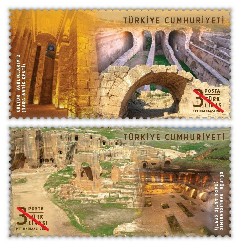 Почтовые марки Турция 2021г. "Руины Дары" Культура, Археология MNH