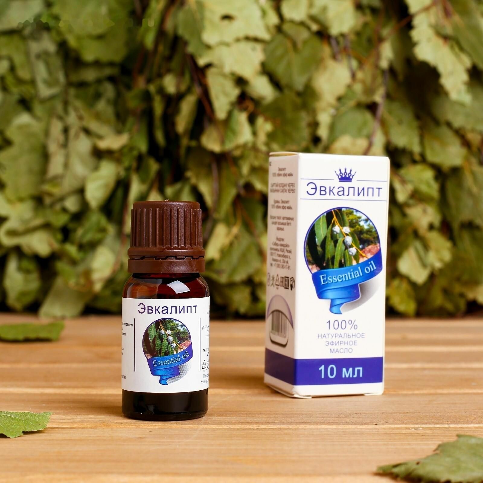 Эфирное масло Эвкалипт, флакон-капельница, аннотация, 10 мл, дезинфицирующее