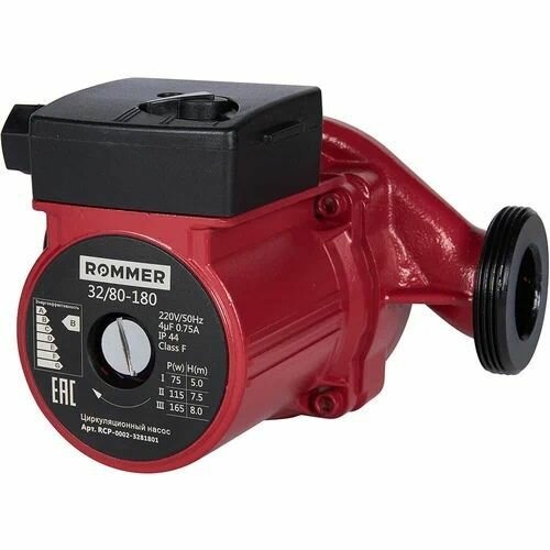 Насос циркуляционный для отопления 32/80-180 Rommer