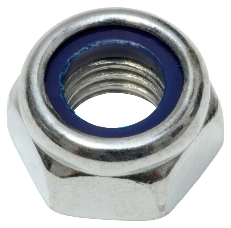 Гайка шестигранная гальваническая оцинковка сталь 8 DIN 985 SW13/M8x1.25 (16 pcsх5 упк) SWG, Германия