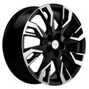 Литой колесный диск Khomen Wheels KHW1809 7x18/5x110 D67.1 ET35 Black FP