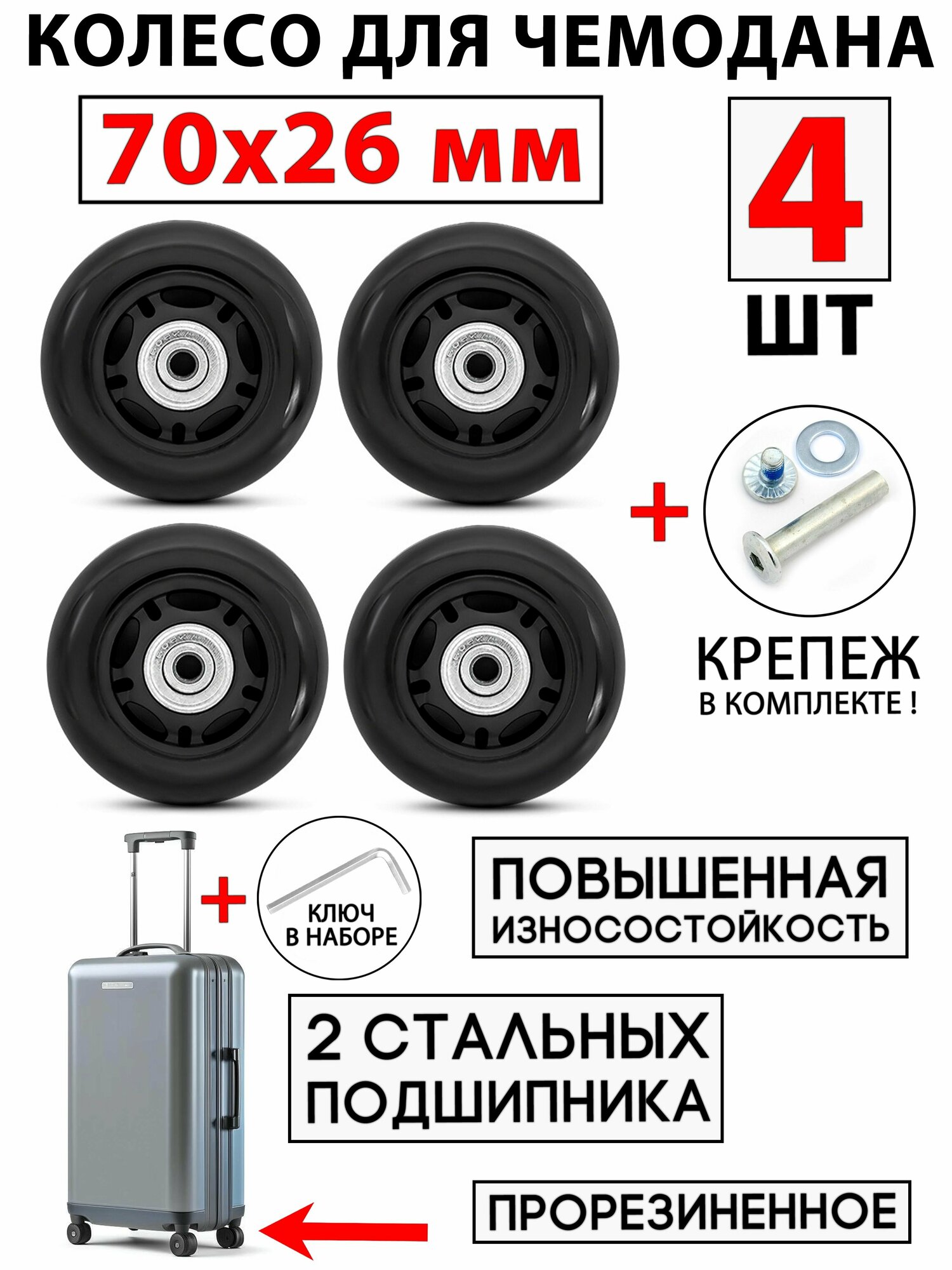 Колесо для чемодана 