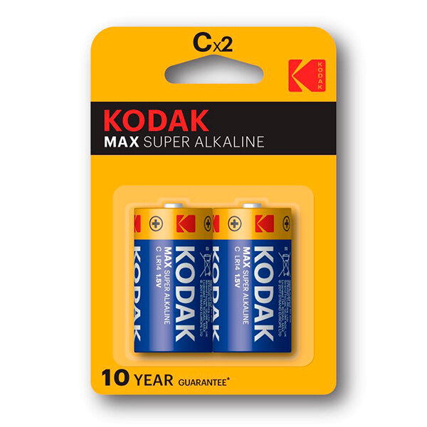 Элементы питания Kodak Max LR14-2 блистер