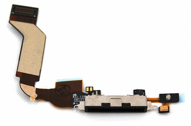 Шлейф Phone 4s на системный разъем Черный