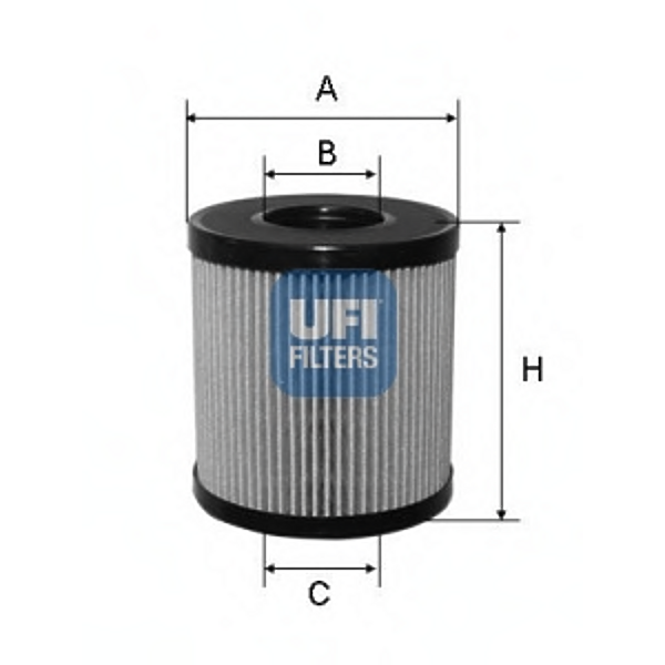 UFI 2506000 (1109AH / 1109AJ / 1109CK) фильтр масляный картридж citro? n Ford (Форд) lancia Land rover (Ленд ровер)