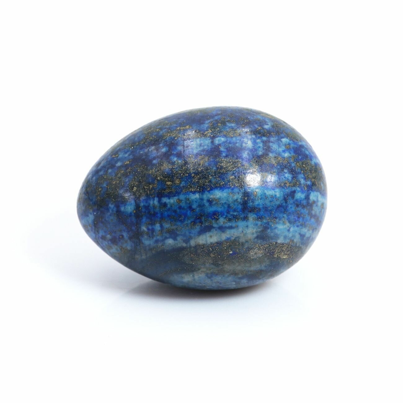 Натуральный камень "Лазурит", яйцо (40 мм)