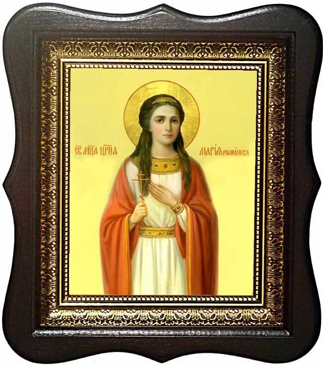 Мария Николаевна Романова, великая княжна. Икона на холсте.