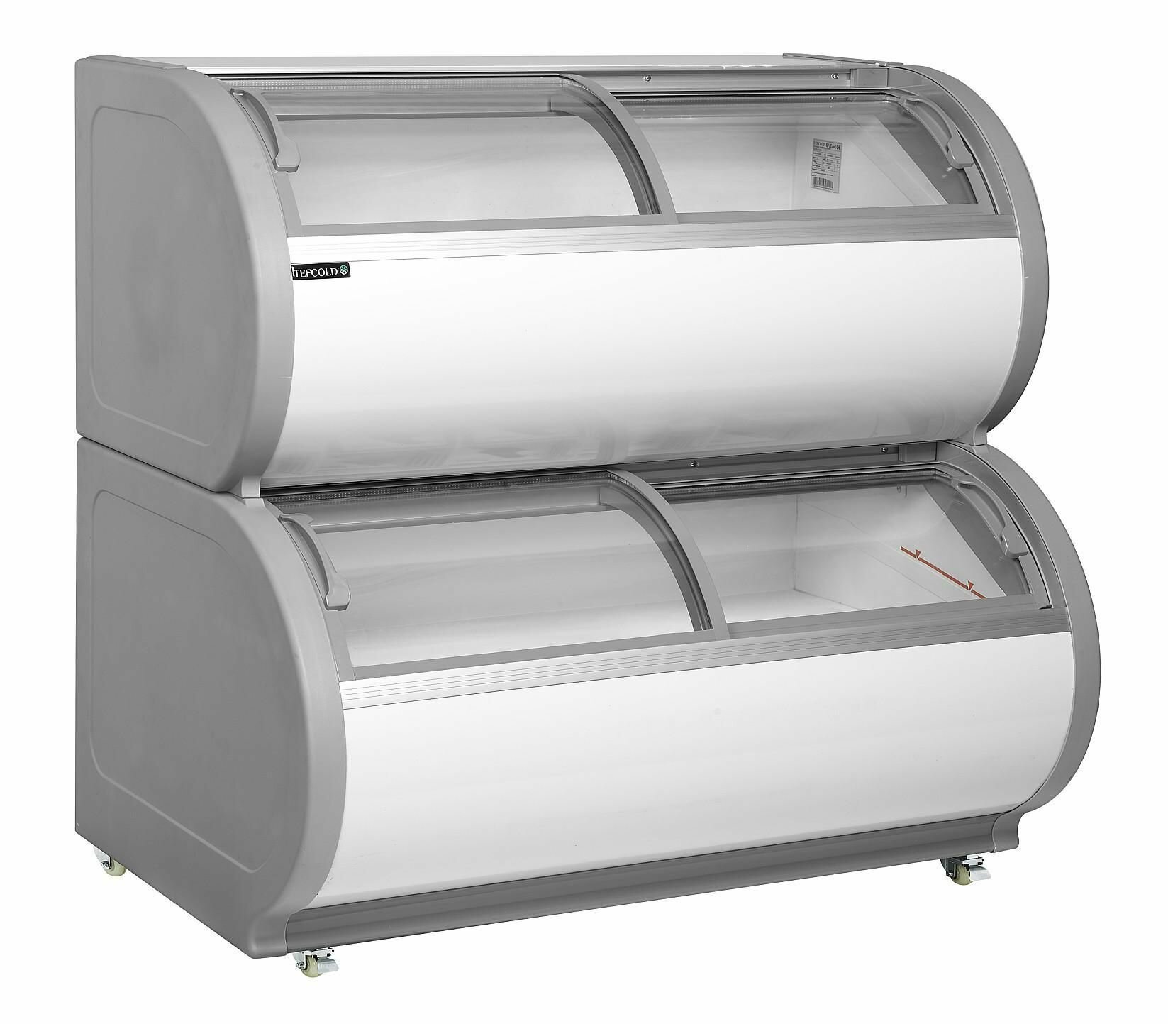 Ларь морозильный двухъярусный TEFCOLD TD500, 408 л, температурный режим -15/-21С