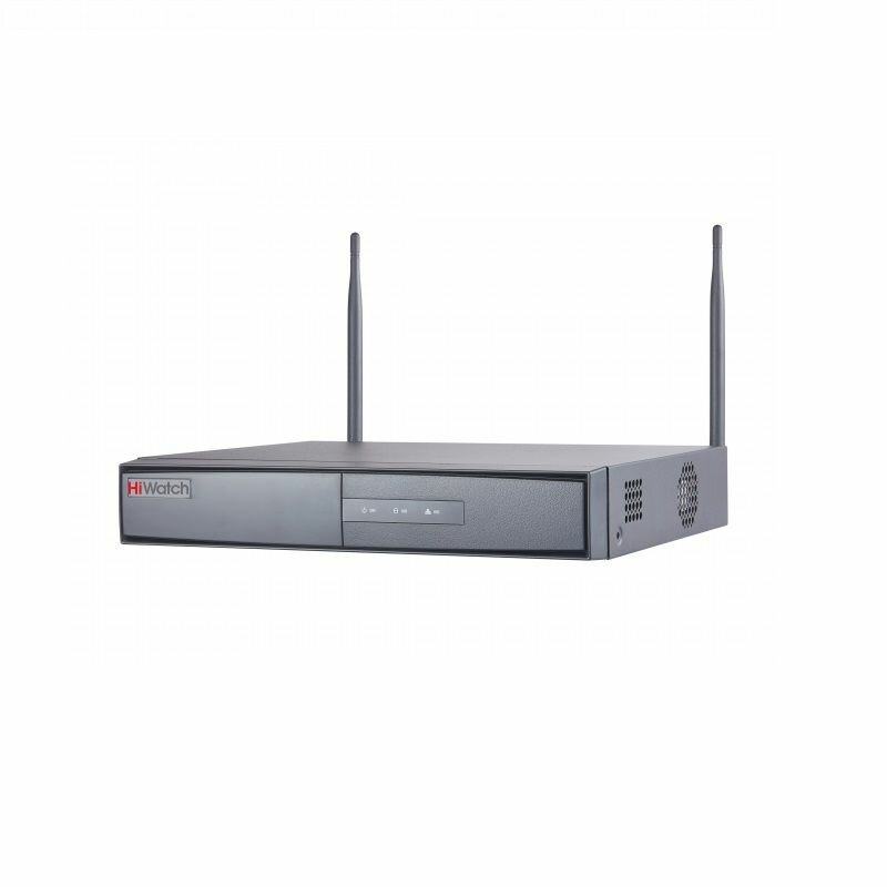 HiWatch DS-N304W(B) Видеорегистратор IP Hiwatch 4-х канальный WiFi 2.4ГГц