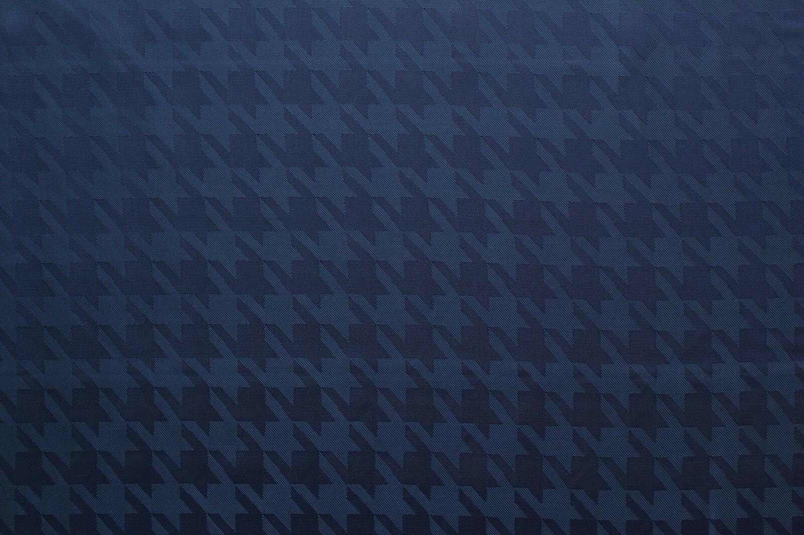 Ткань Жаккардовая подкладочная ткань Taffeta тёмно-синяя с Pied-de-Poule узором, ш140см, 0,5 м