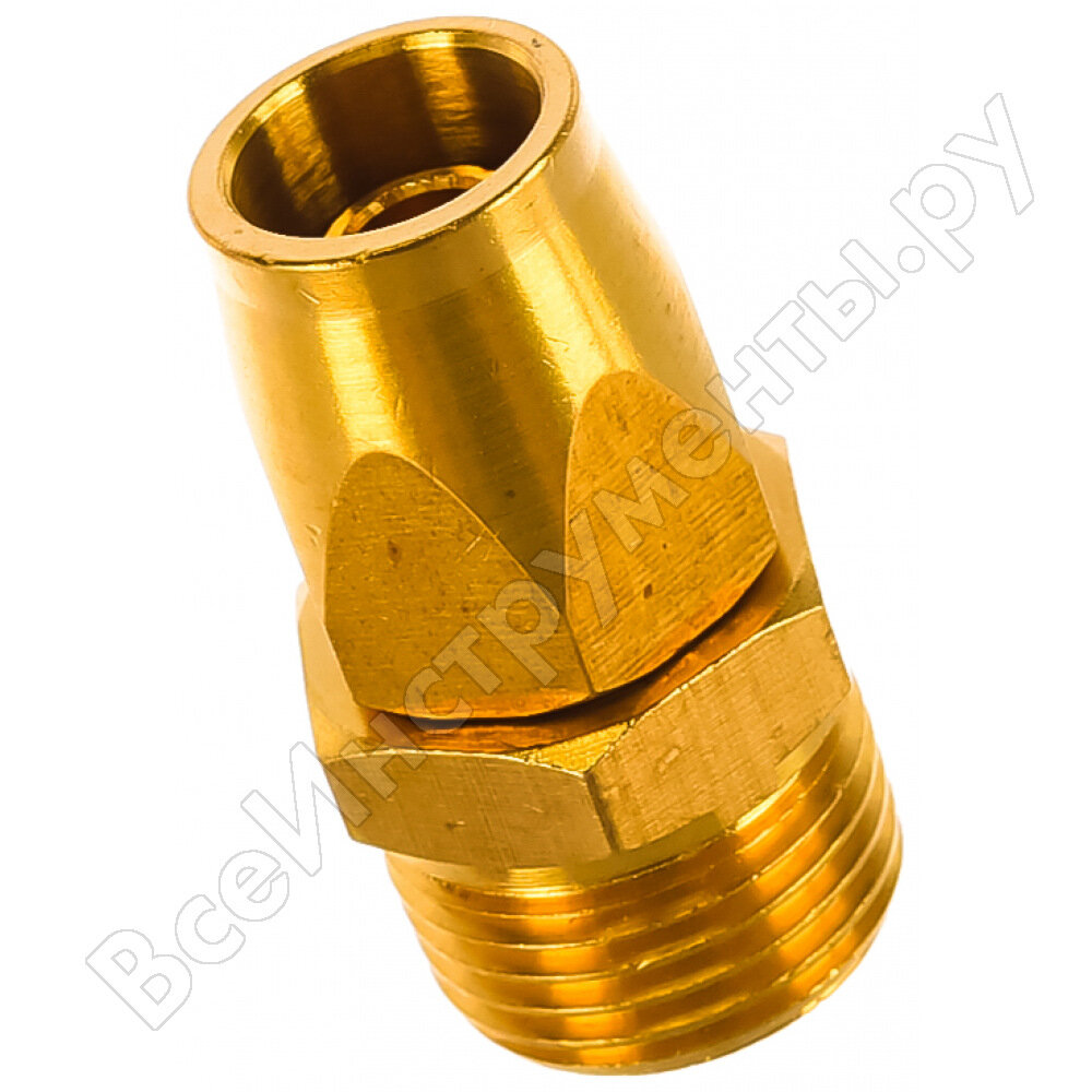 Соединитель резьбовой 1/2 с зажимом для шланга 8х12 мм ROCKFORCE RF-B1280/4(15060)