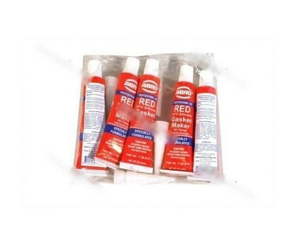 Герметик Abro, 32 г, высокотемпературный силиконовый красный, для авто