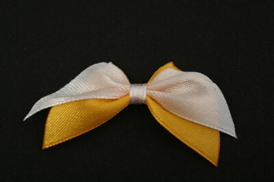 BLITZ 112 Бантик №025 ярко-жёлтый - декоративный аксессуар для волос для прически