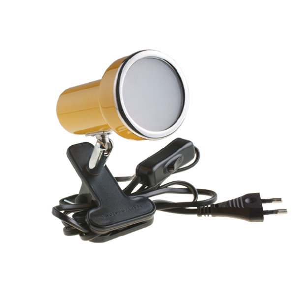 Подсветка светодиодная на прищепке Светкомплект СК-E50/N YL 6W 230V 600Lm 4000K желтый H120 L120