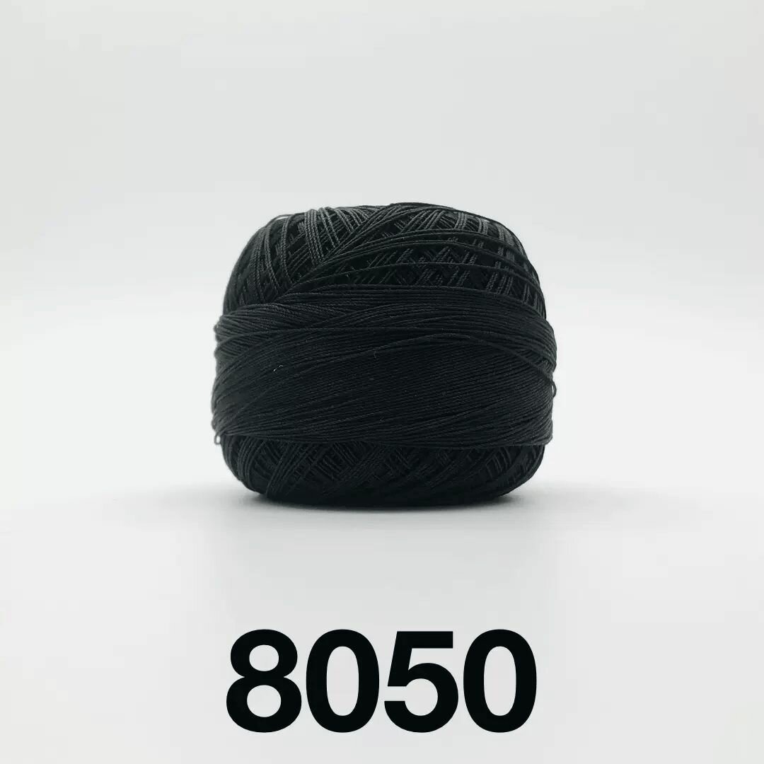 Нитки #80 для вязания кружева и украшений, 100% хлопок, 10 гр. (170 м.) цвет 8050