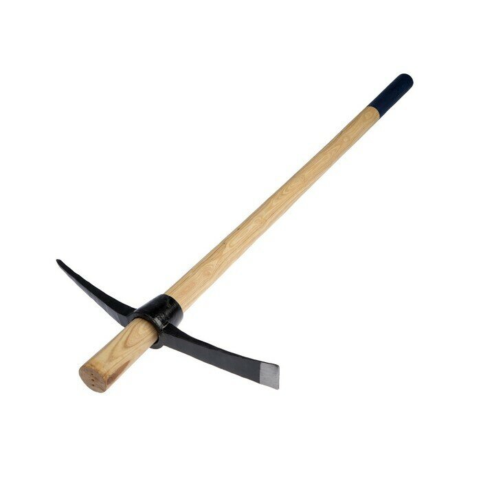 Кирка , кованая, деревянная рукоятка 900 мм, 1000 г