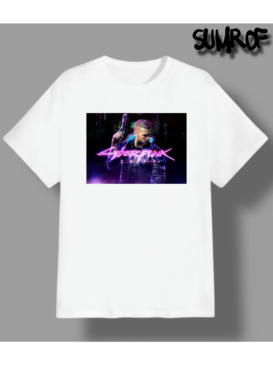 Футболка киберпанк