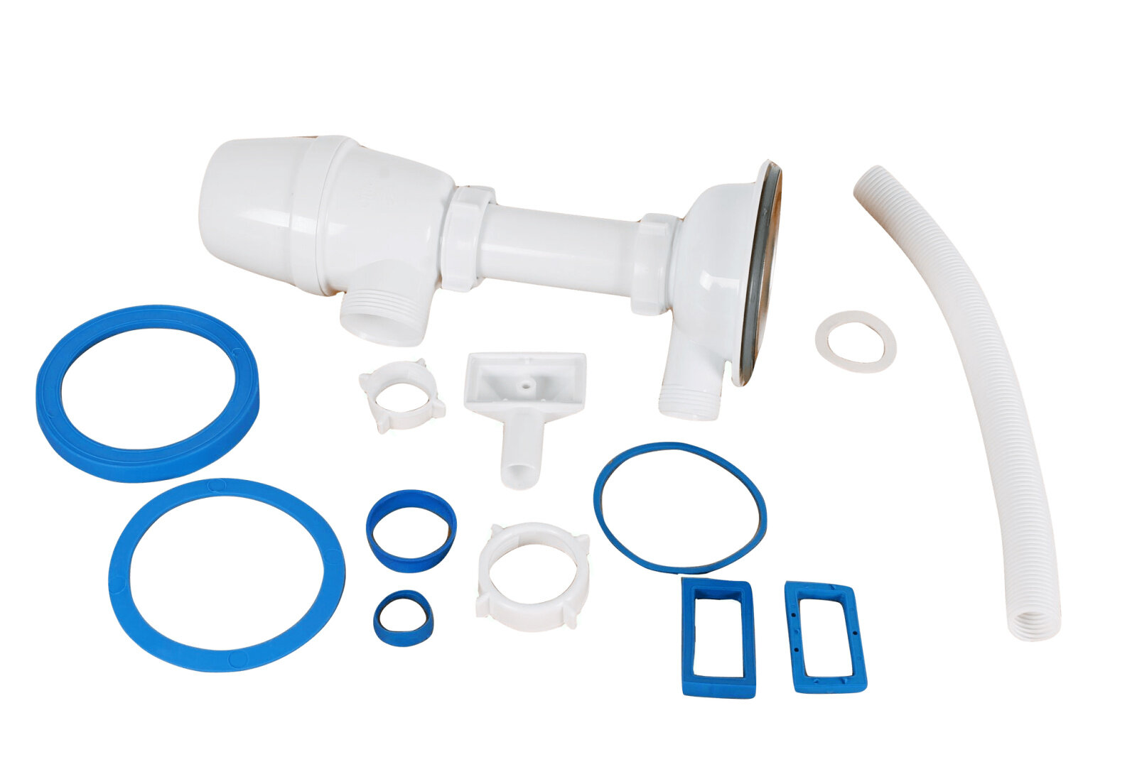 Сифон 3-1/2 орио c прямоугольным переливом (A-4007)