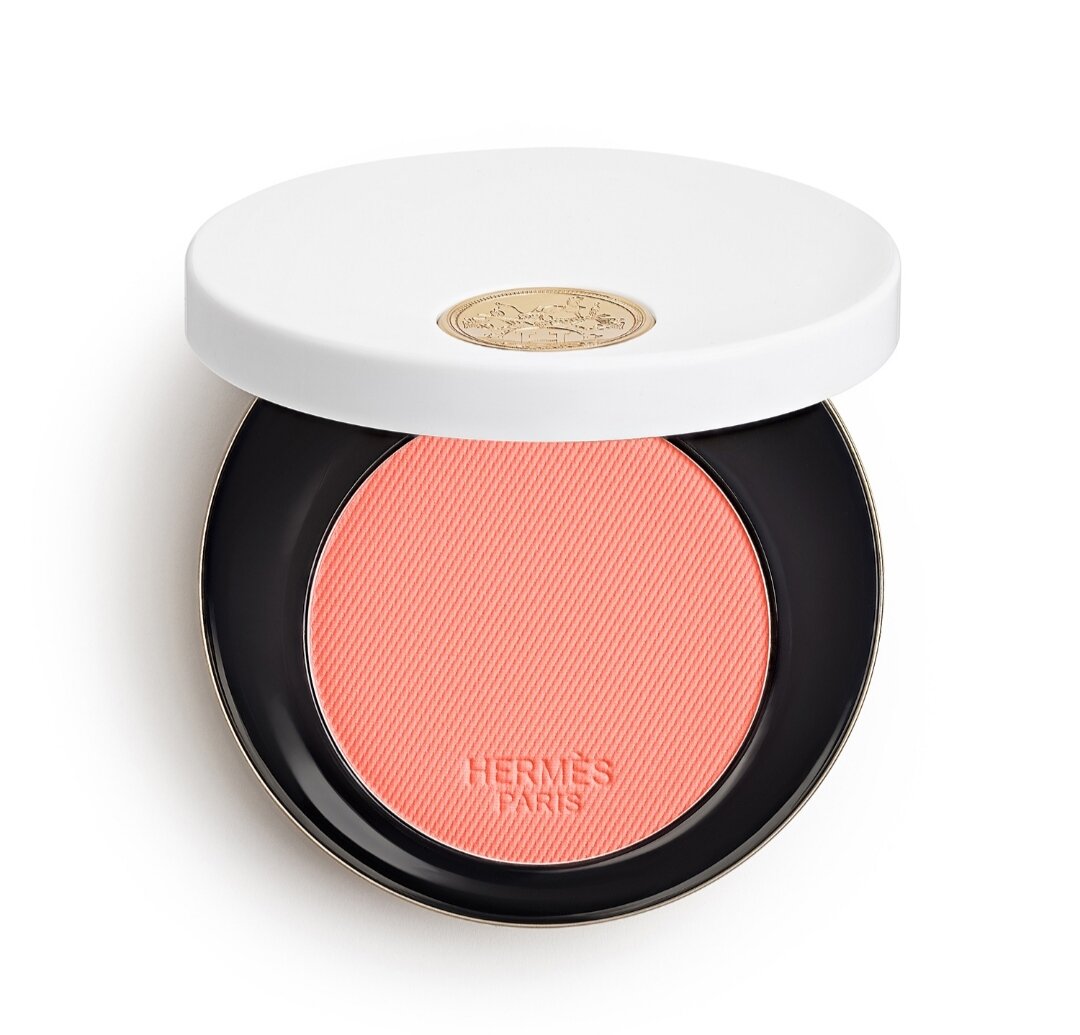 Румяна HERMÈS Rose Hermès Silky Blush 6г | Полуматовый шелковистый финиш | Тон 23 Rose Blush