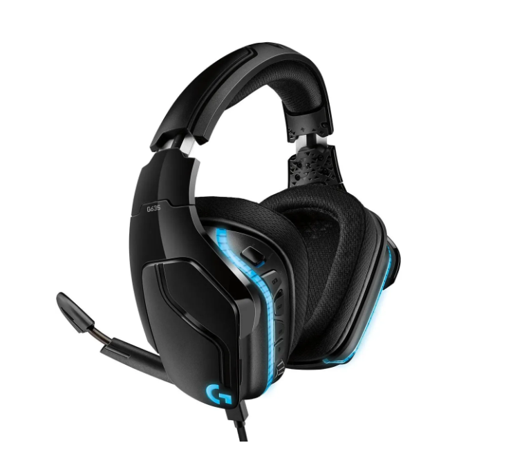 Гарнитура Logitech G635 Lightsync черный (981-000750)