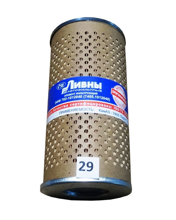 702-1012040 (7405-1012040) Ливны - Элемент фильтра груб. очист. масла КамАЗ-Евро