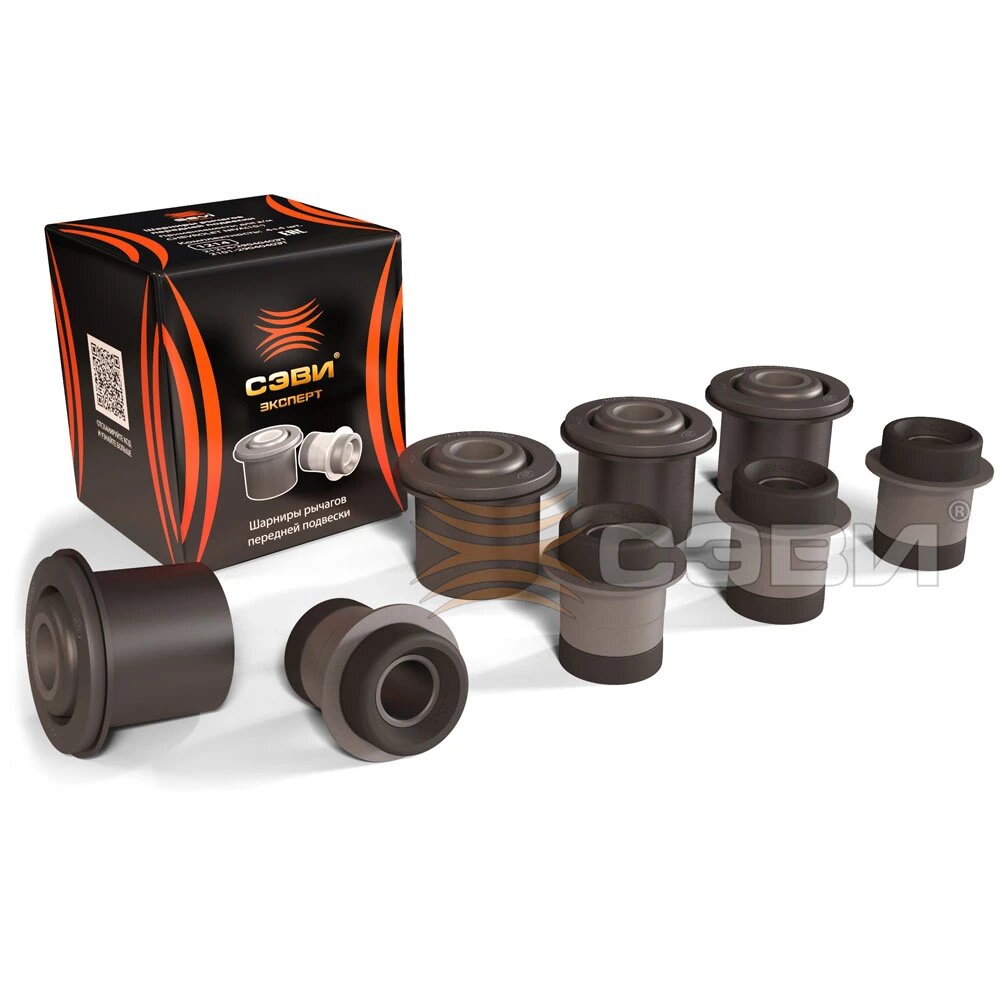 Шарниры рычагов передней подвески в упаковке 8 шт для ам CHEVROLET NIVA 10 LADA 4x4 SEVI арт. 1214