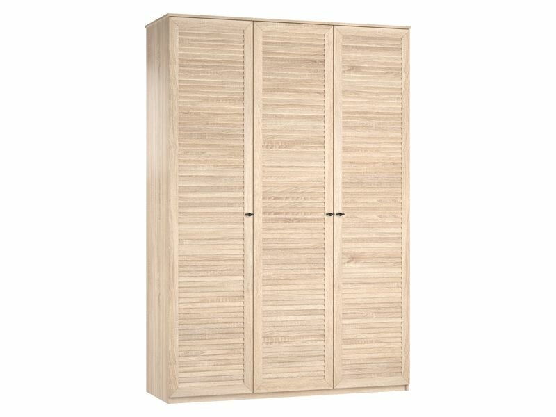 Шкаф распашной для одежды "Канзас 3" 150х220х52 Дуб сонома