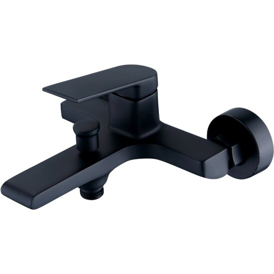 Смеситель для ванны и душа Orange GAUSS M30-100b без аксессуаров, черный