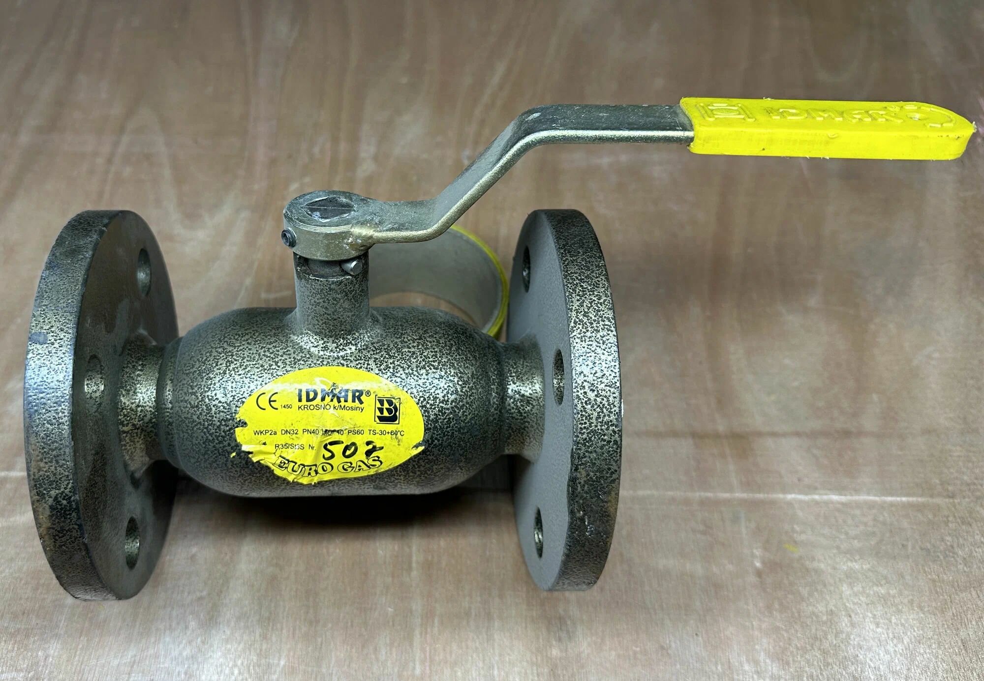 Кран шаровой фланцевый полнопроходной д/газа Ду 32 Р4,0 МПа WKP-2a-032-g