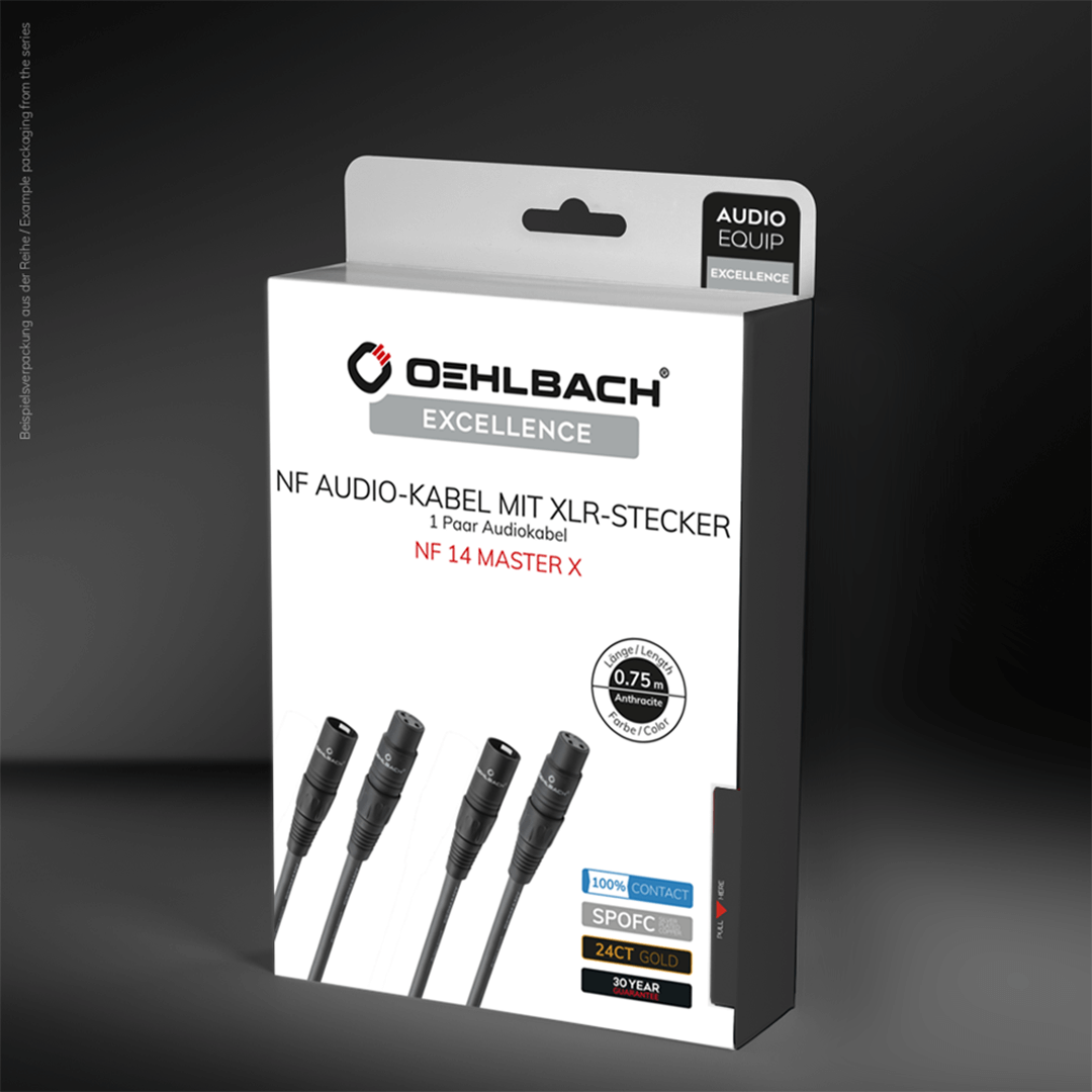 Excellence NF 14 Master Set 2x0,75 mm2, ass with XLR, D1C2014