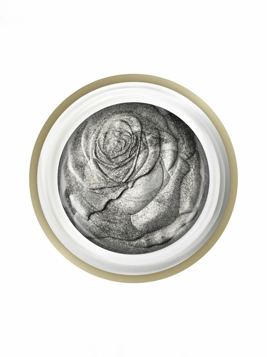 Nail Club Гель-краска для объёмной росписи PASTA-04 Silver Luxury