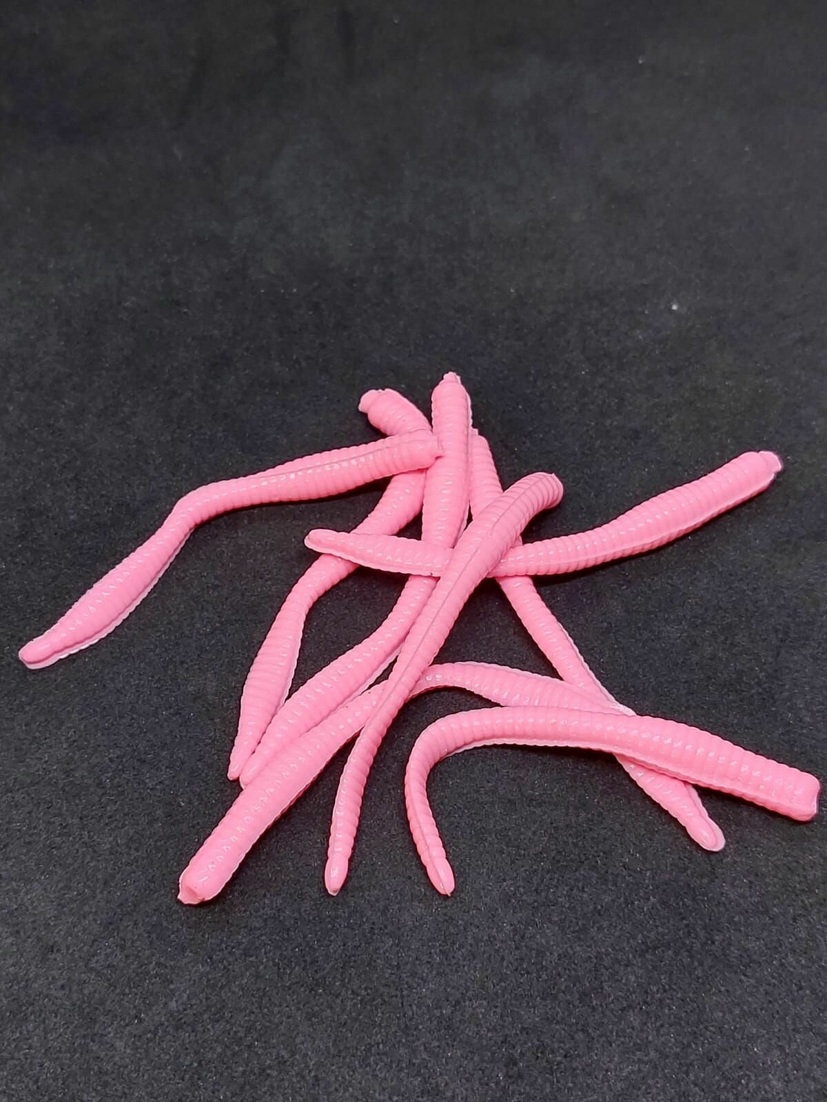 Силиконовые сьедобные приманки "Бобровый хвост". цвет Барби