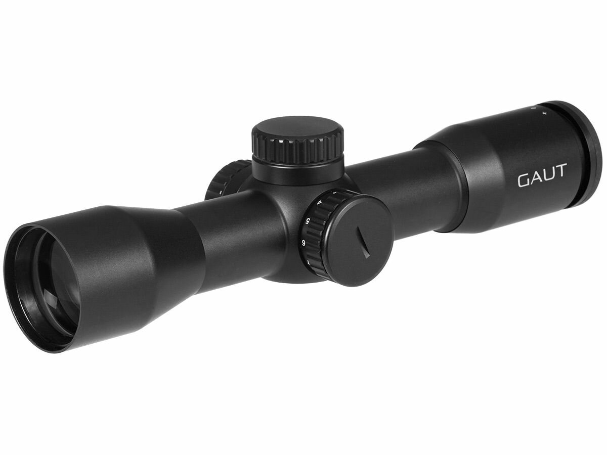 Прицел оптический Gaut Amber 4x36, сетка 27 (Mil-Dot), черный