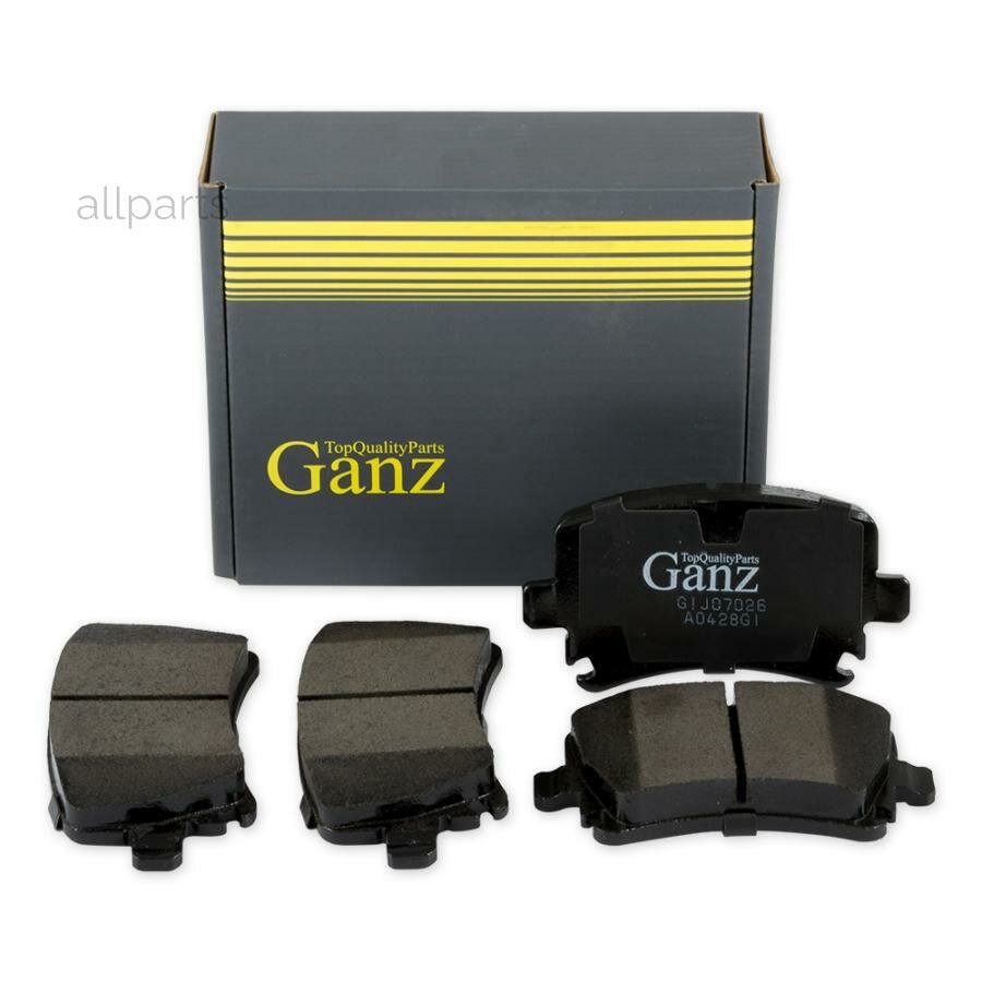 GANZ GIJ07026 Колодки задние (под датчик) AD A3 A6 VW G4 G5 B5 B6 Tiguan GANZ GIJ07026