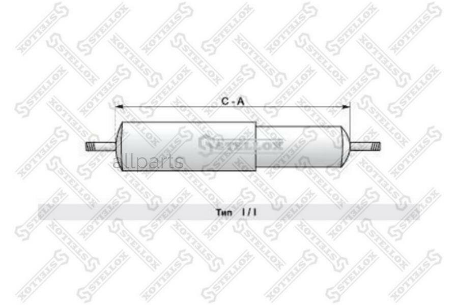 STELLOX 8704817SX амортизатор подвески !408-698 I/I 14x75 16x80 \MAN 12-26.422