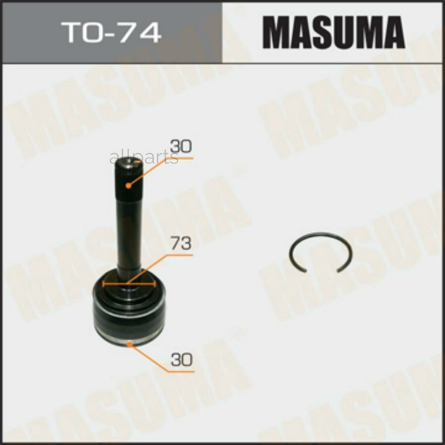 MASUMA TO-74 ШРУС наружный к-кт!\ Toyota Land Cruiser 98>