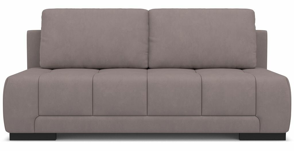 Диван-кровать раскладной PUSHE Льюис СП, велюр, коричневый Formula 290