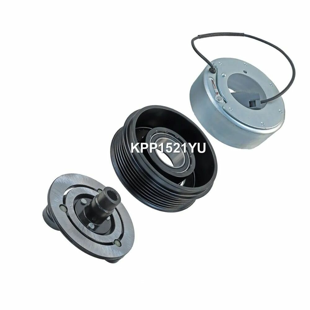 Шкив компрессора Krauf KPP1521YU, металл, для разных моделей Mazda