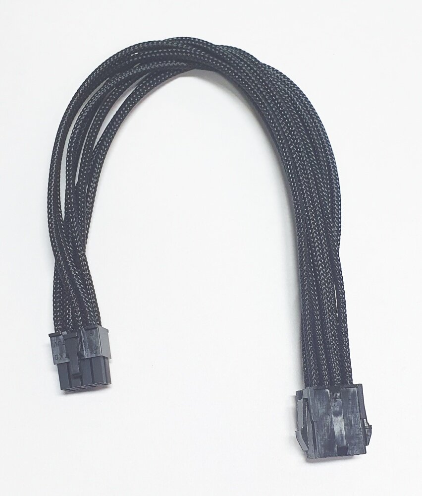 Удлинитель GELID Solutions 8-pin EPS, 30см, индивидуальная оплетка, черный CA-8P-01