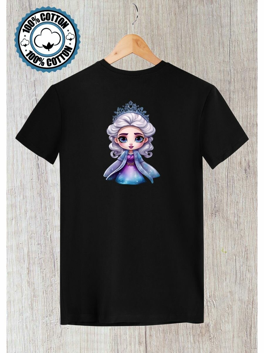 Футболка принцесса эльза корона красивые глаза
