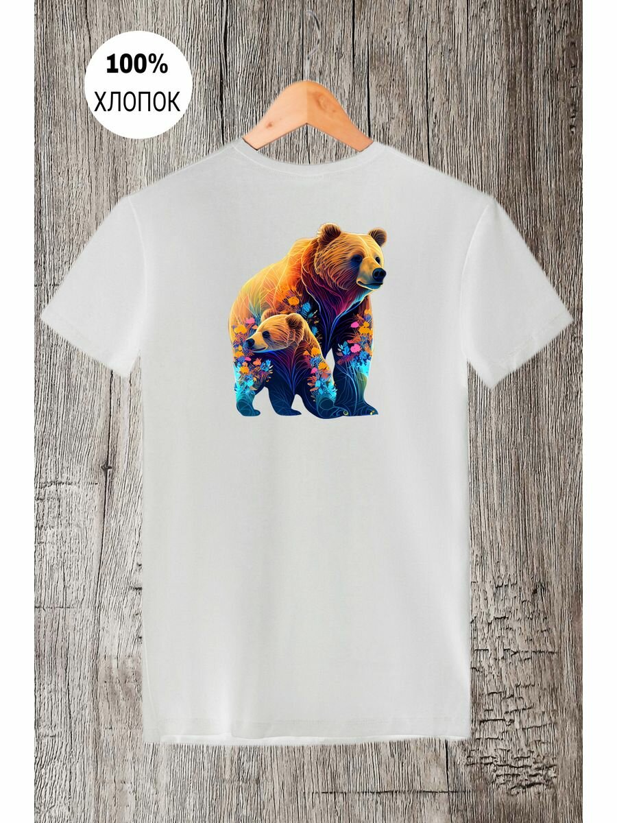 Футболка мишки медведь россия