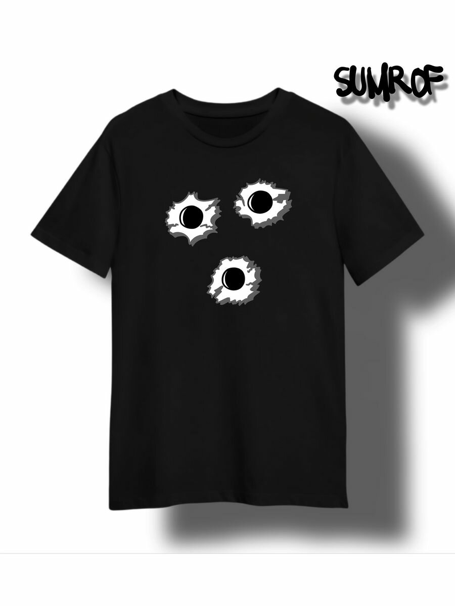 Футболка дырки от пули