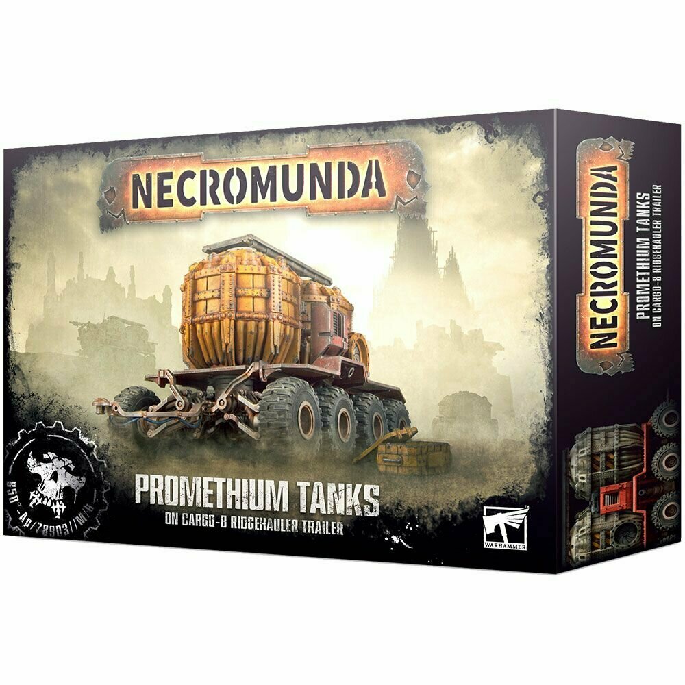 Набор миниатюр Warhammer Games Workshop Necromunda: Promethium Tanks on Cargo-8 Ridgehauler Trailer