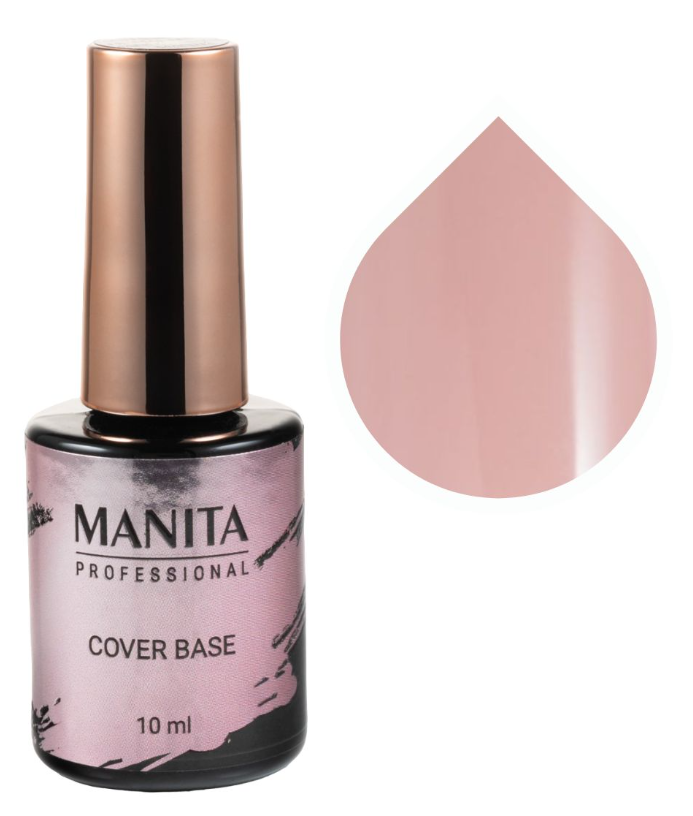 Каучуковая камуфлирующая база для гель-лака Manita Professional Cover Base №13, 10 мл