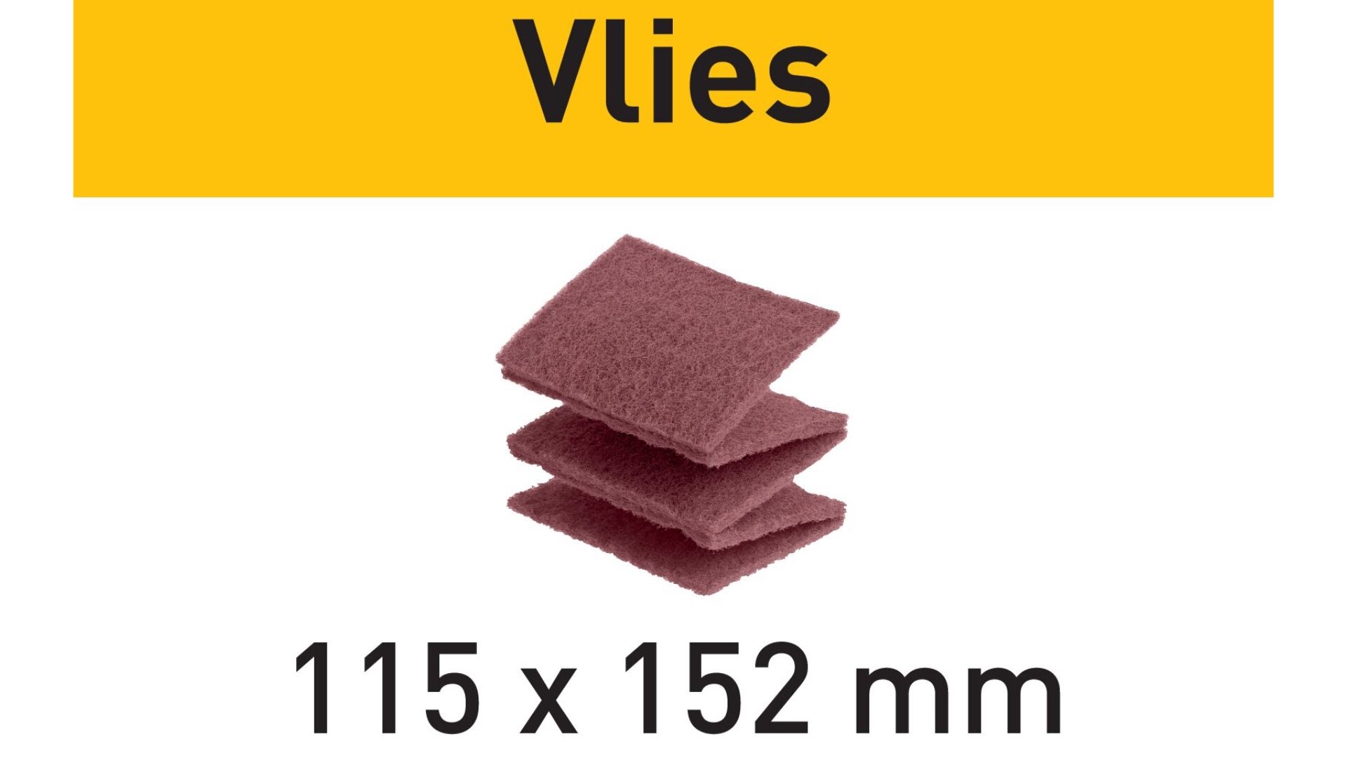 Шлифовальный материал Festool Vlies, рулон из 30шт. 115x152 MD 100 VL/25