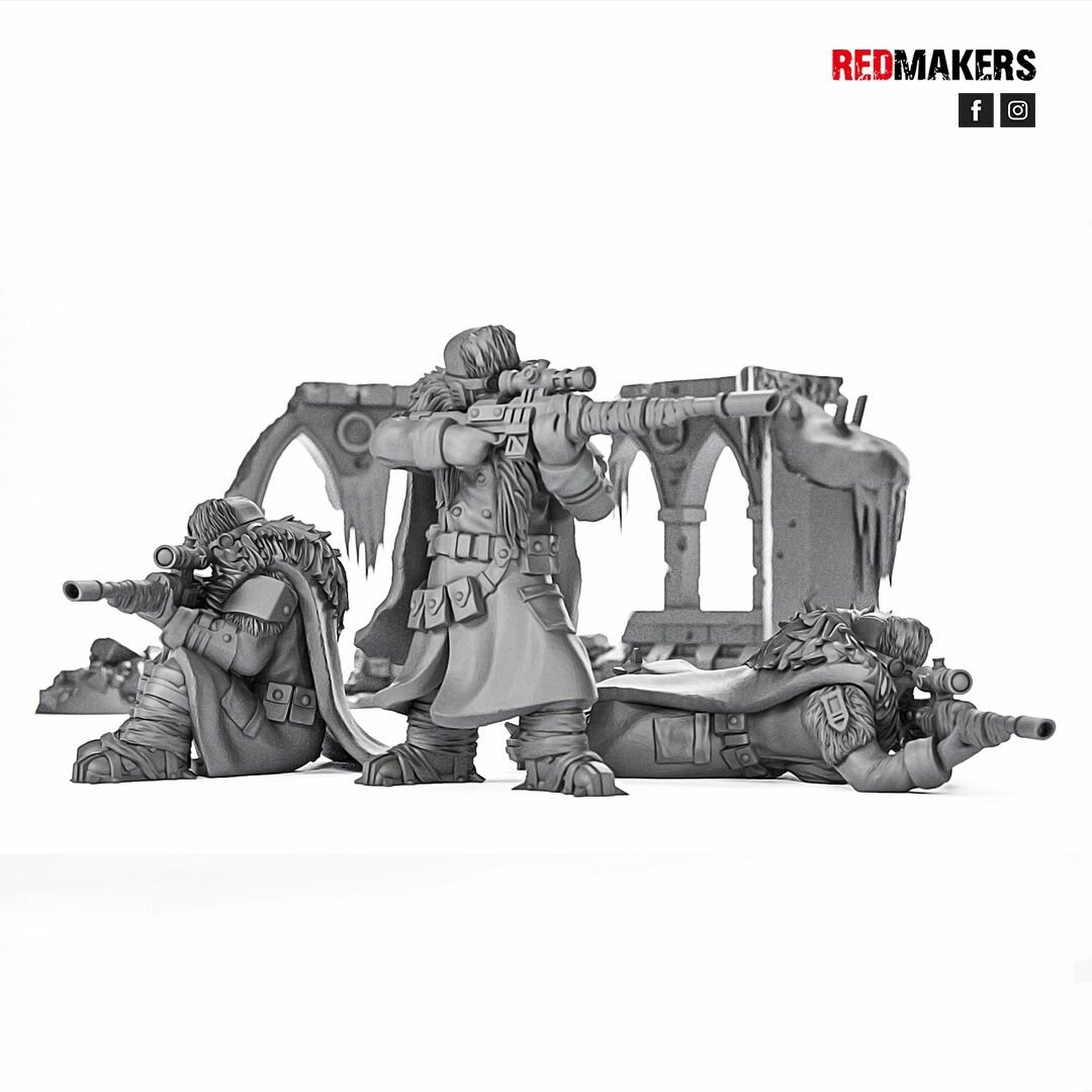 Миниатюра Warhammer Valhalla Ice Warriors Guard Snipers