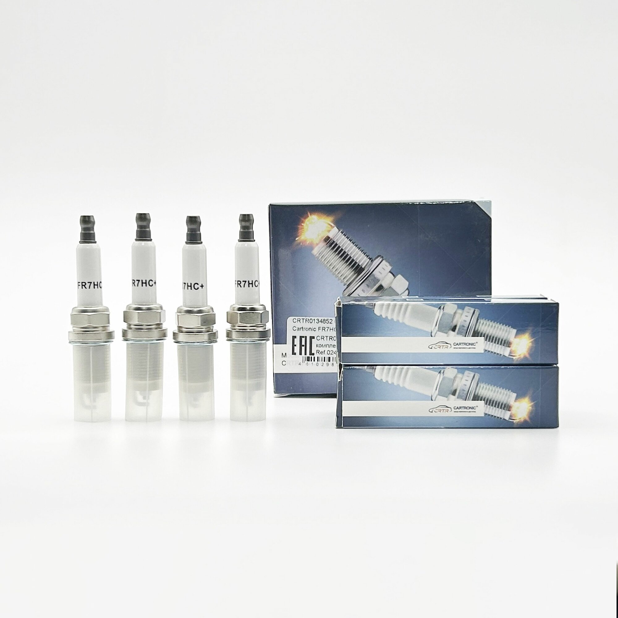 Свечи зажигания для а/м Skoda Fabia, Octavia, Rapid, Roomster, VW - CARTRONIC арт. CRTR0134852