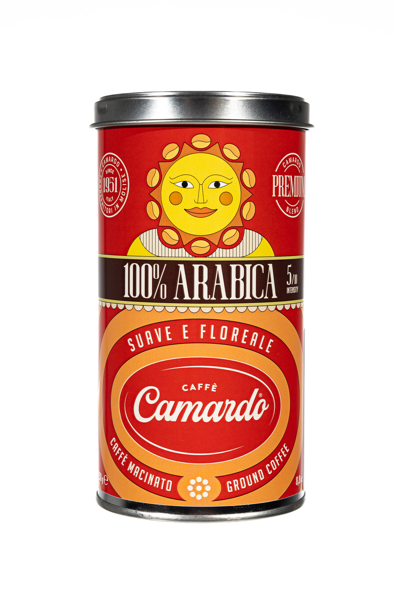 Кофе молотый 100% Арабика CAMARDO, 250 грамм, Италия