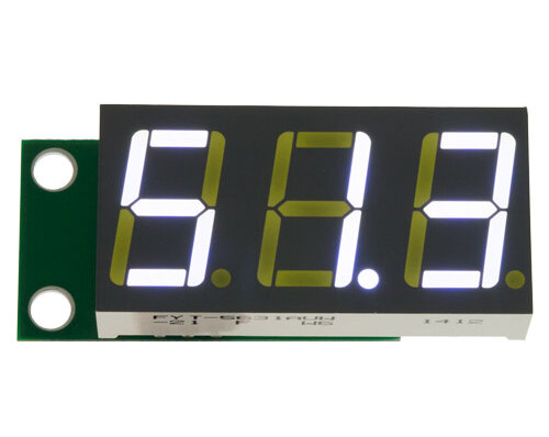 EKITS SVH0043UW-100, вольтметр 0.99,9 В, ультра яркий белый индикатор, SmartModule